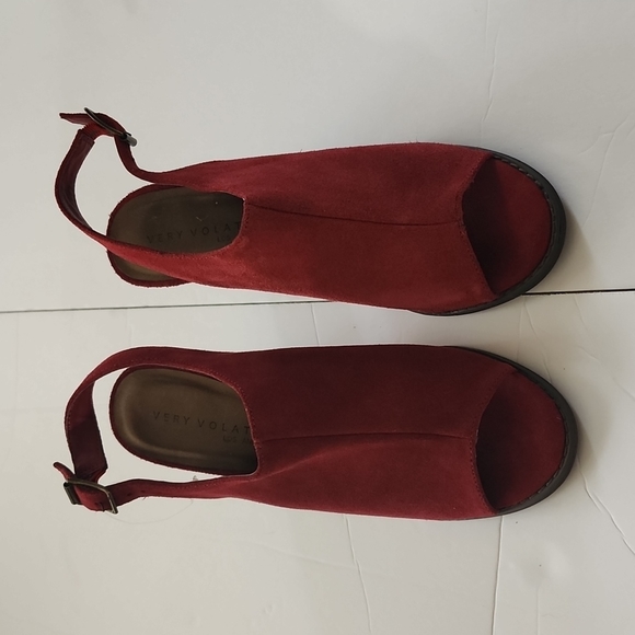 Very Volatile | Shoes | Very Volatile Burgandy Red Suede Leather ...